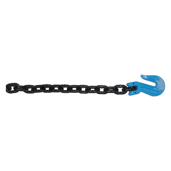 B/A Products Co. 1/2" x 10' Grade 100 Non-Cradle Grab Hook Chain - G10 ...